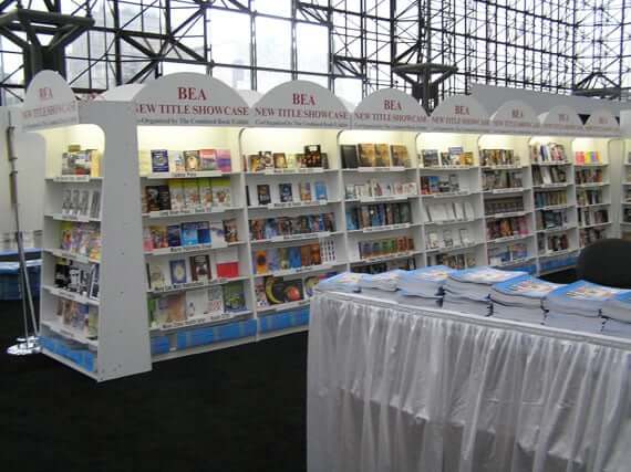 Print Book Display - Hardcover Copy of Book at Book Fairs